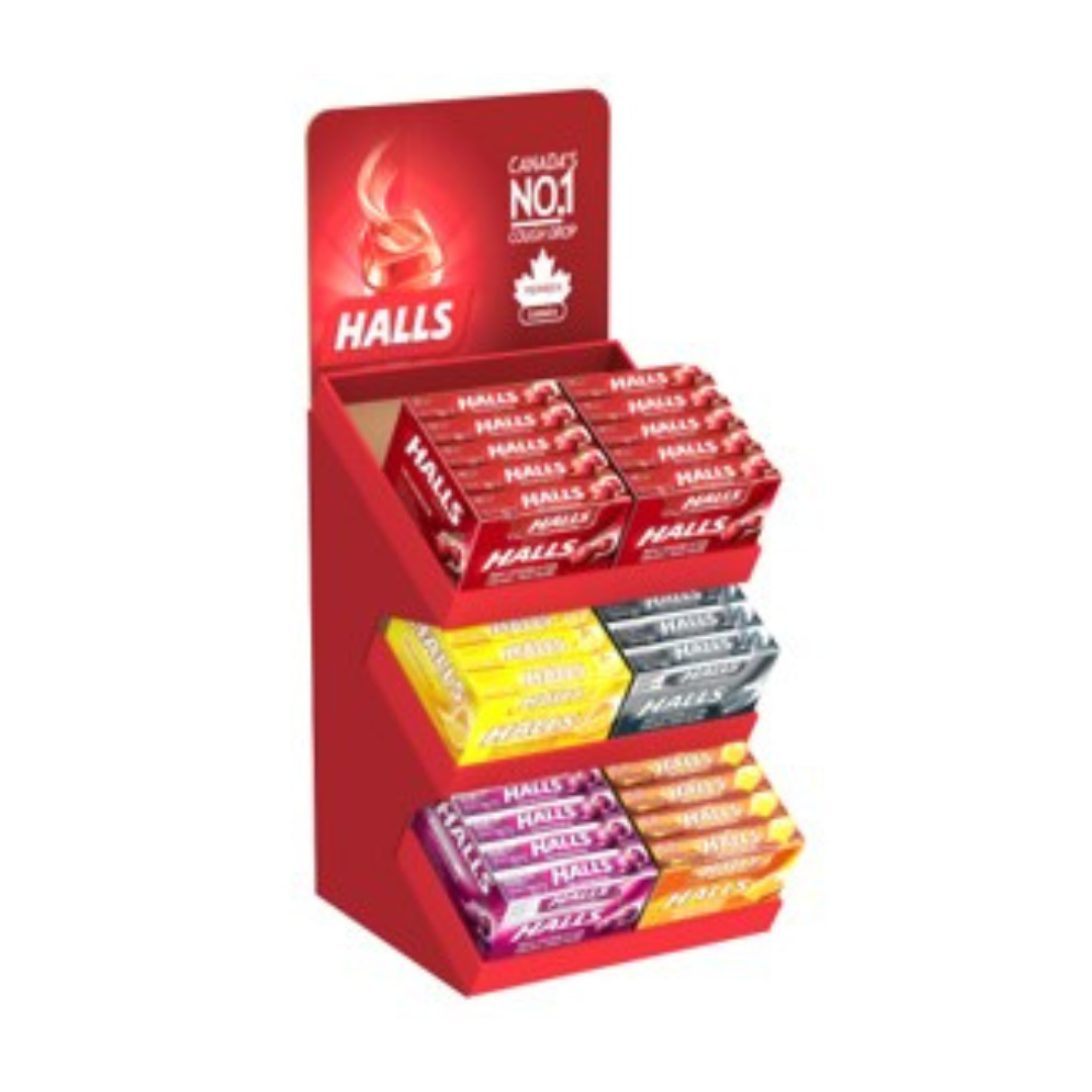 Mondelez Halls Single Variety Counter 120 ct – Aiton Drug Co