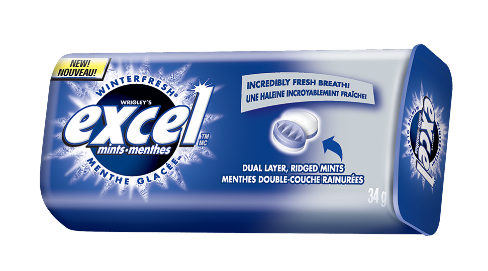 Excel Winterfresh Mints 34 g 8/bx – Aiton Drug Co