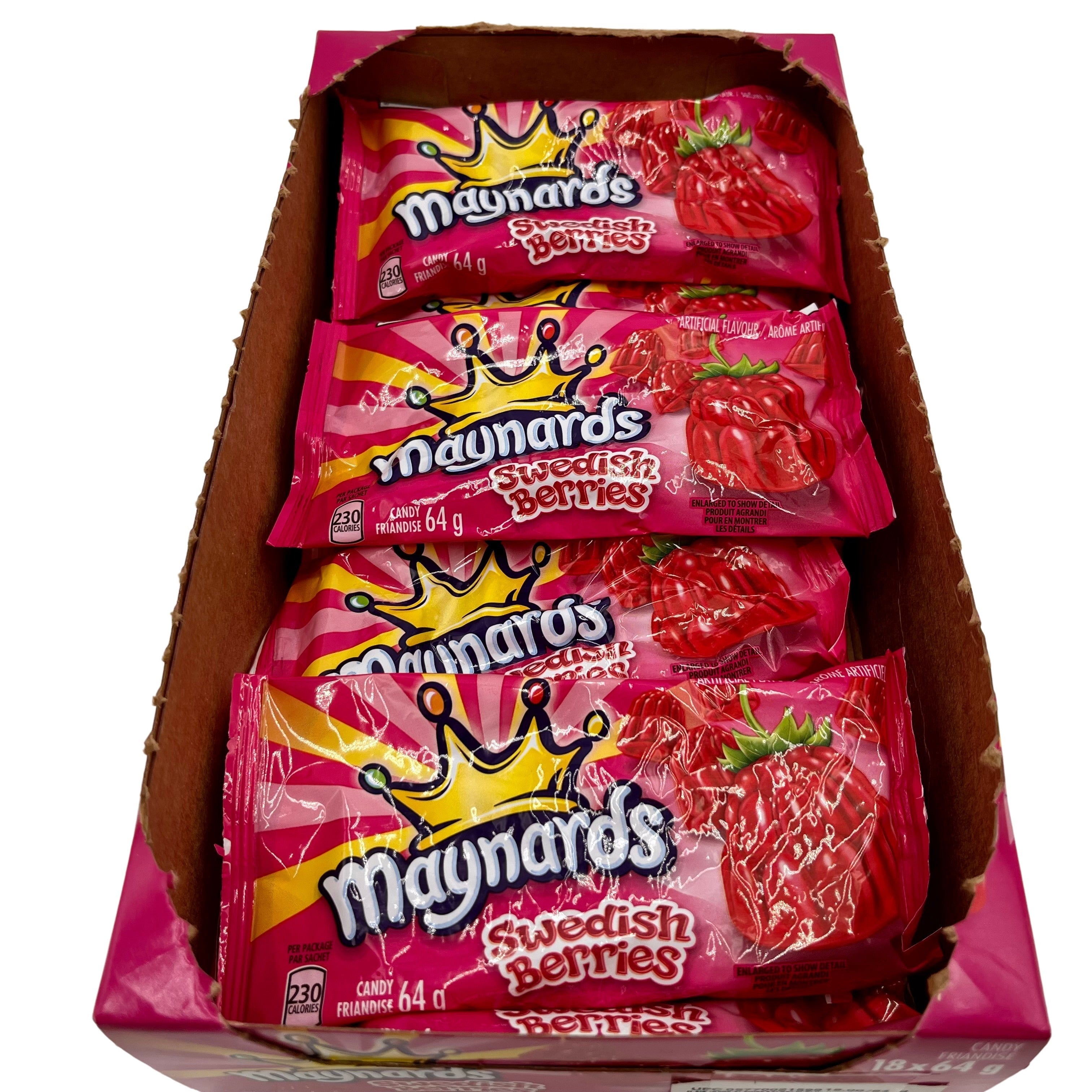 Maynards Swedish Berries 64 g 18/bx – Aiton Drug Co