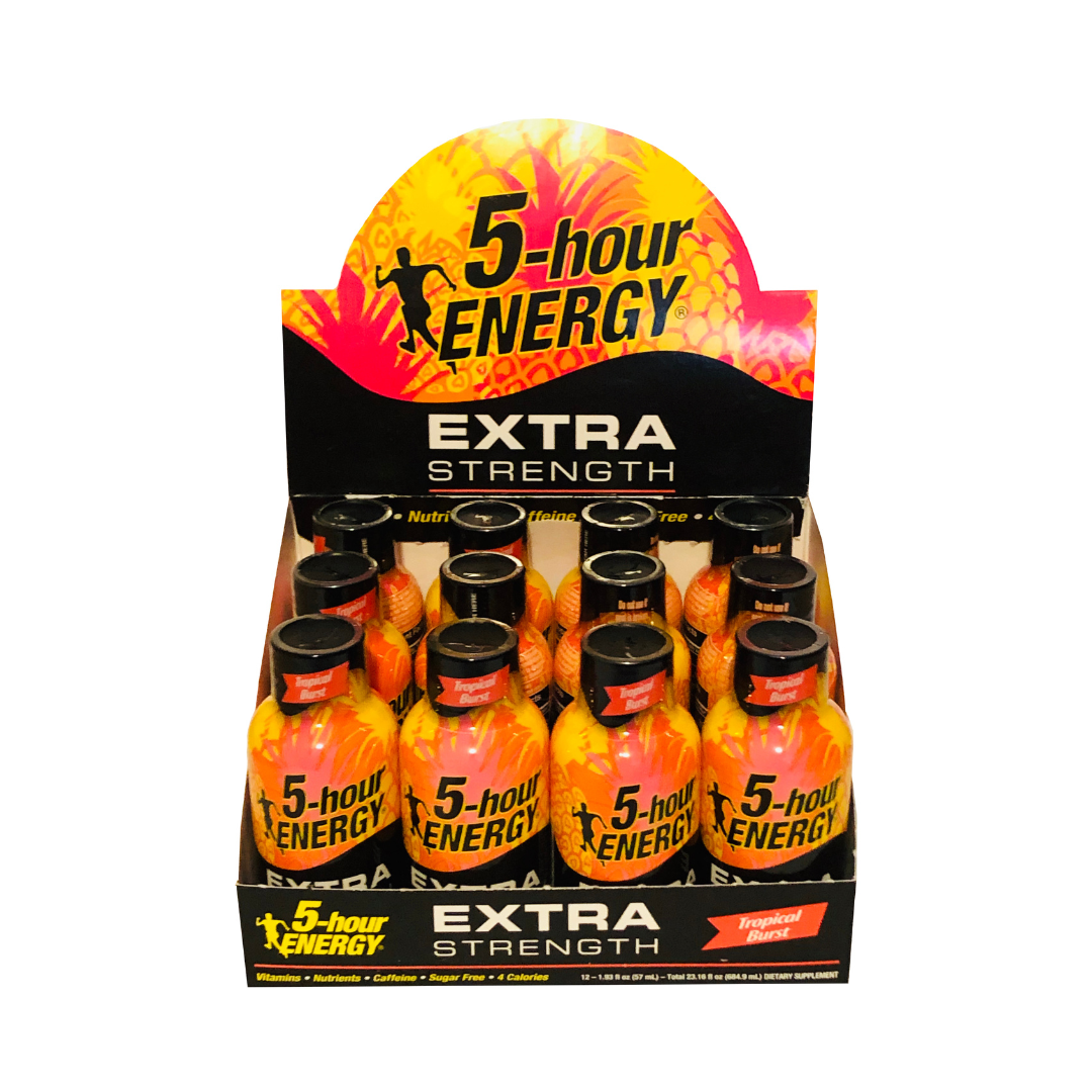 Energy Drink 5 Hour XS Tropical Burst 57 ml 12/bx – Aiton Drug Co