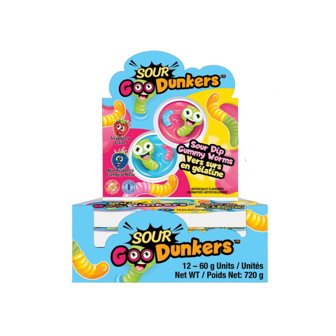 Sour Goo Dunkers 60 g 12/bx – Aiton Drug Co