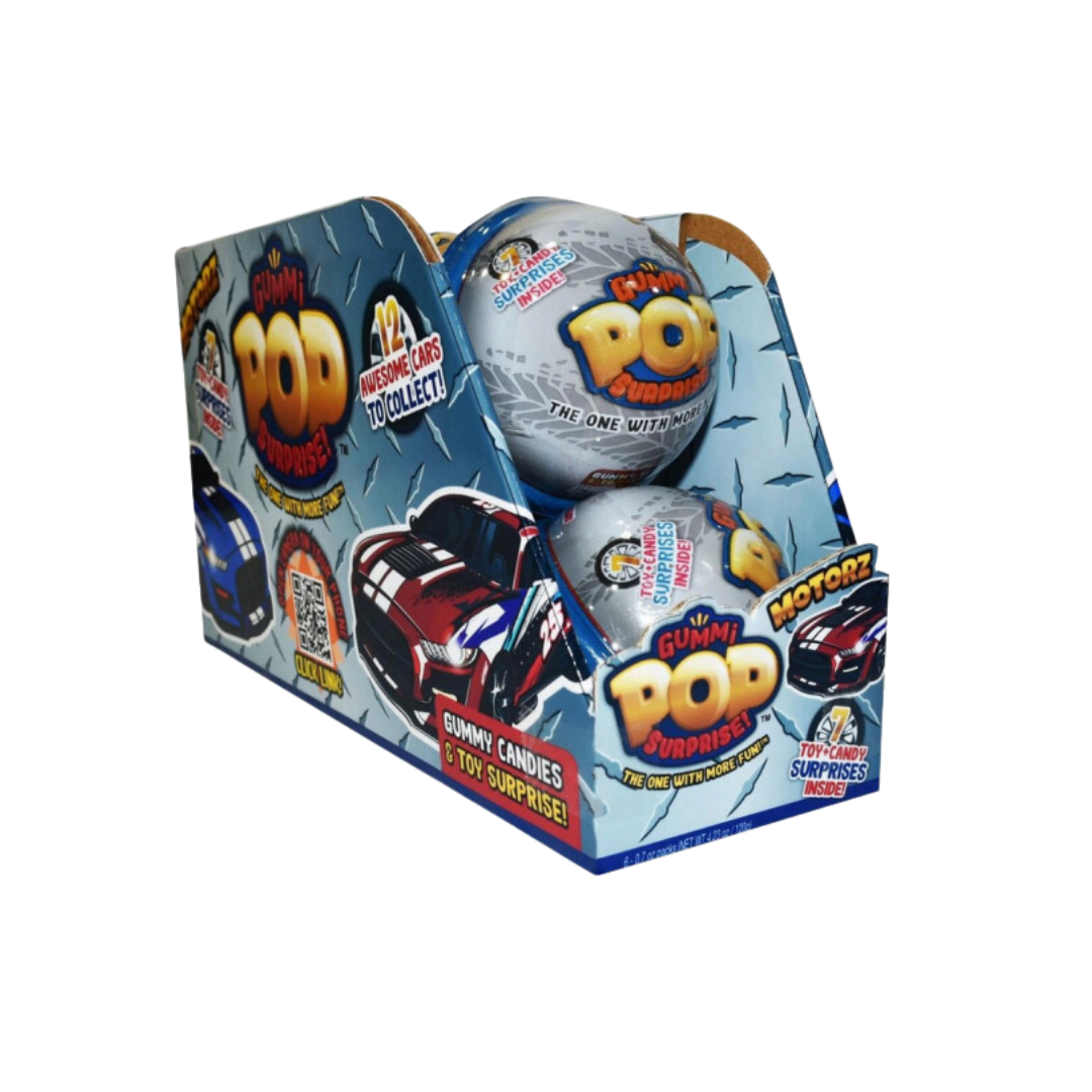 Gummi Pop Surprise Motorz 20 g 6/bx – Aiton Drug Co