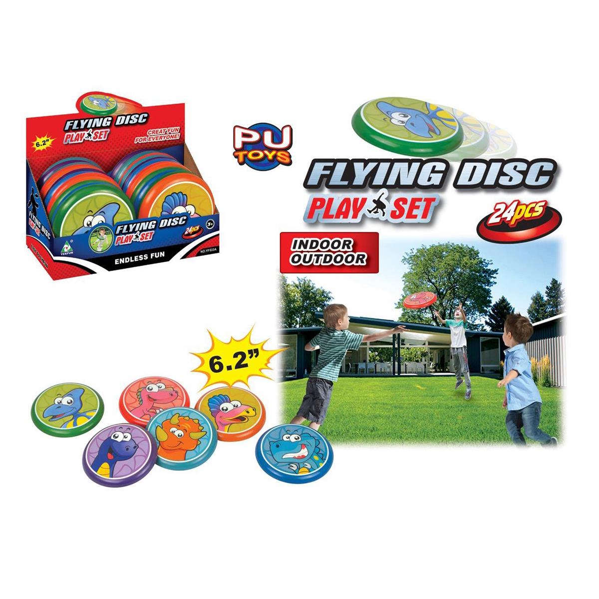 6" Soft Flying Disc, 6 assorted designs – Aiton Drug Co