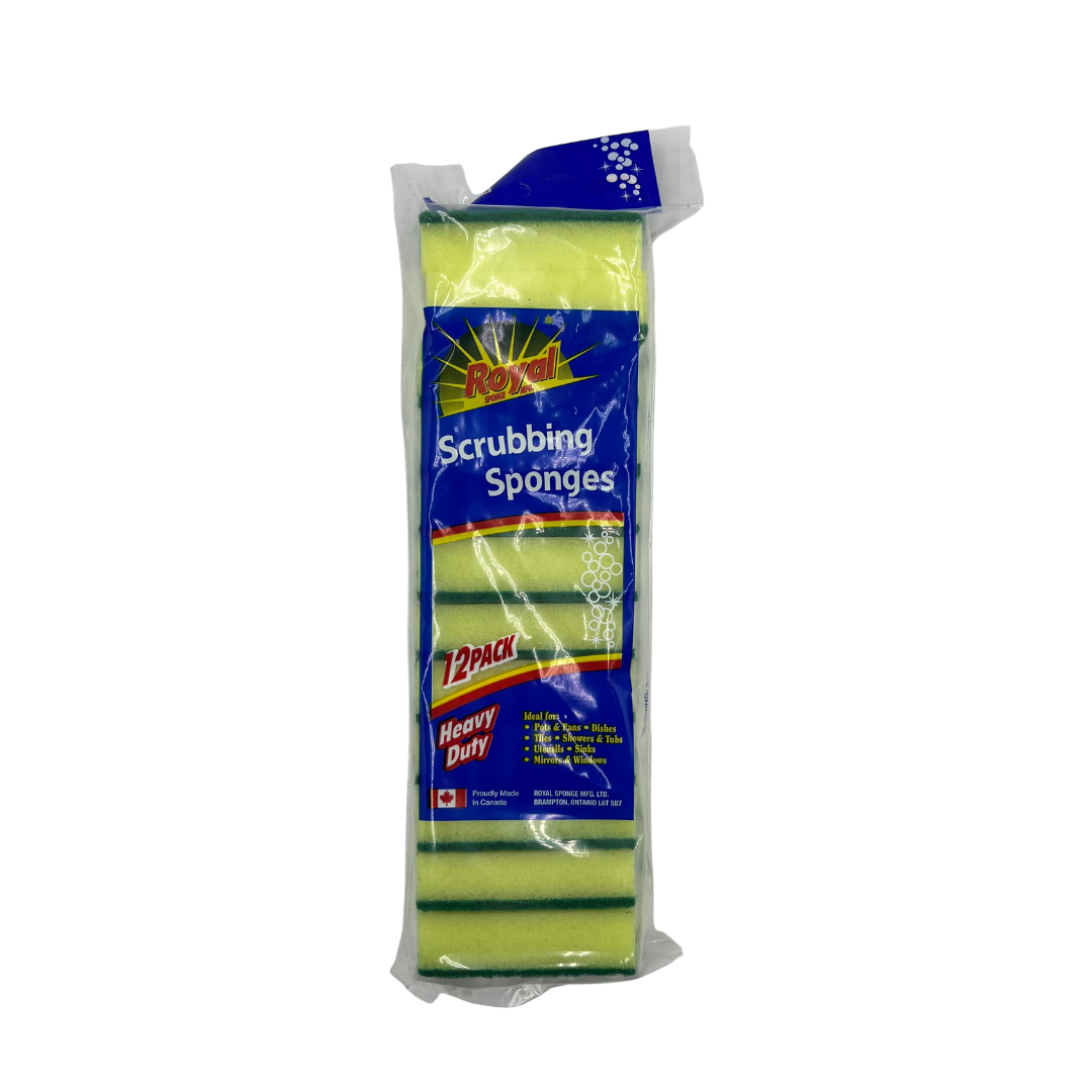 Sponge w/Scrubber 12/pk – Aiton Drug Co