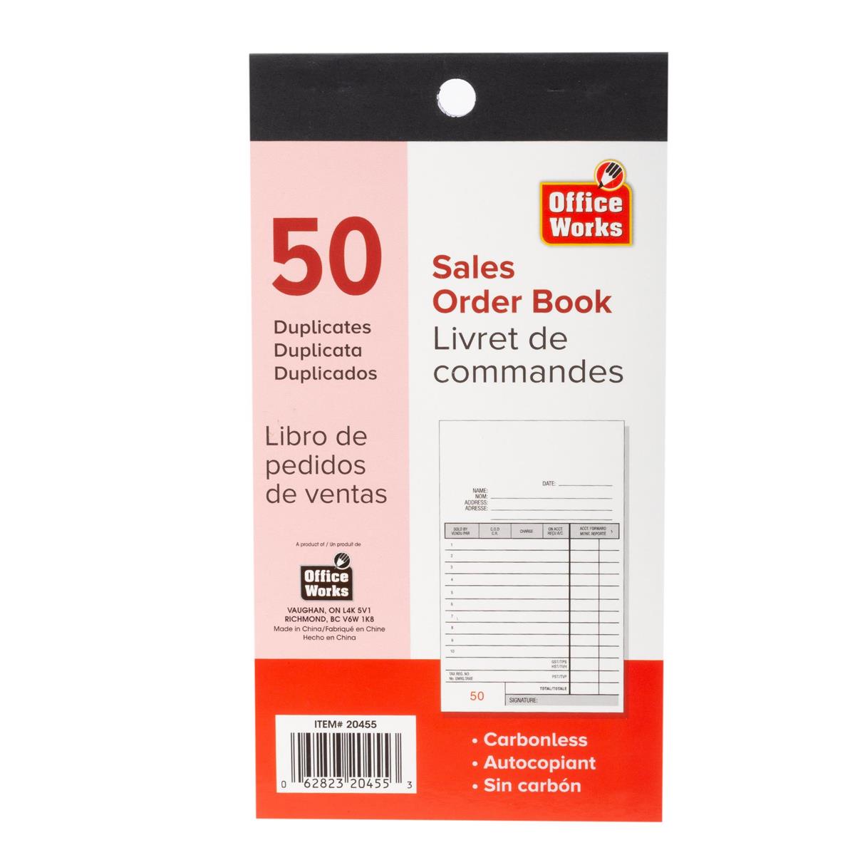Office Works Duplicate Sales Book 50 ct – Aiton Drug Co
