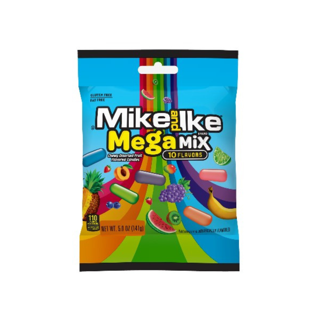 Mike & Ike Mega Mix 141g bag 12/cs – Aiton Drug Co