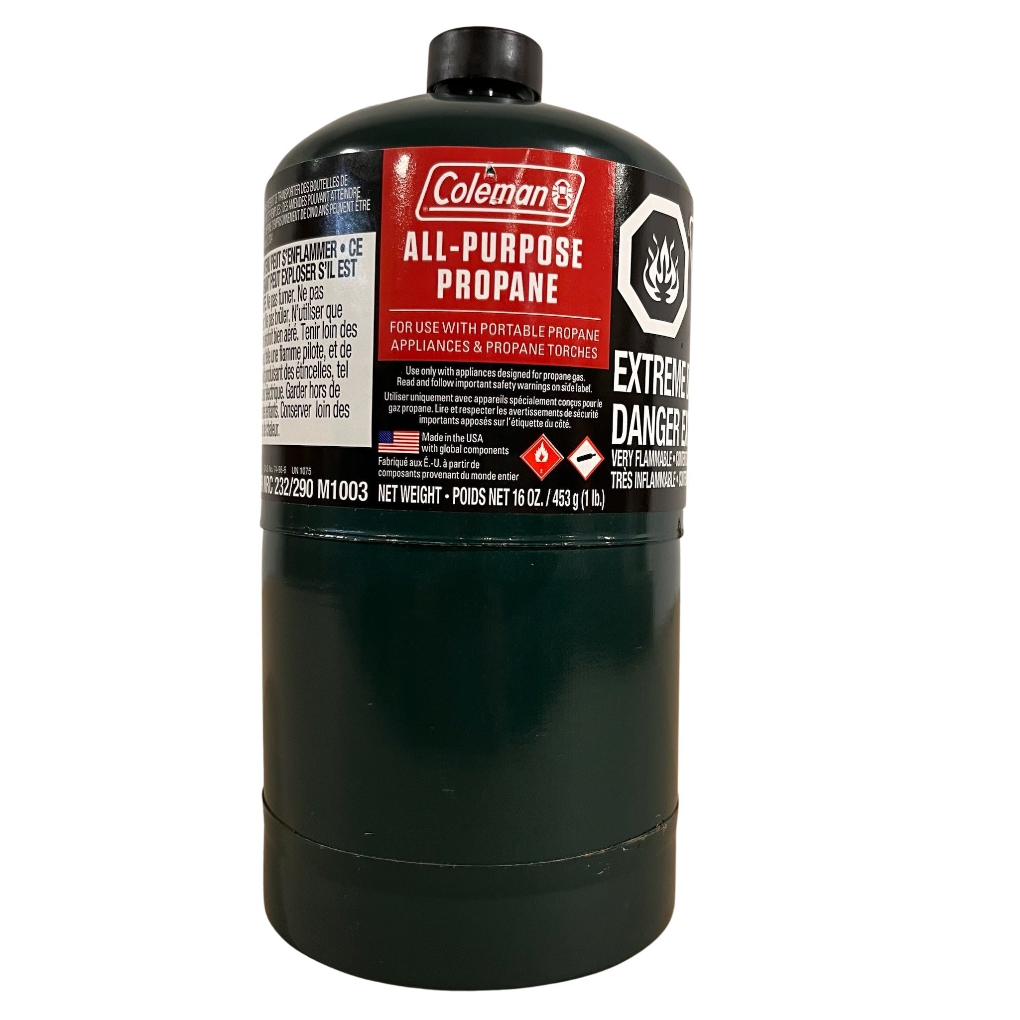 Coleman Propane Fuel Cylinder 16oz, 12 per case – Aiton Drug Co