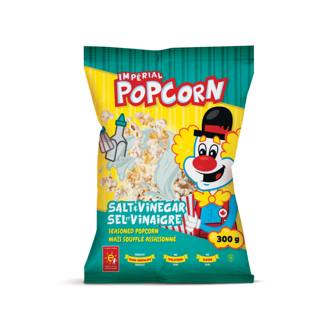 Imperial Popcorn Salt & Vinegar 300 g 16/cs – Aiton Drug Co