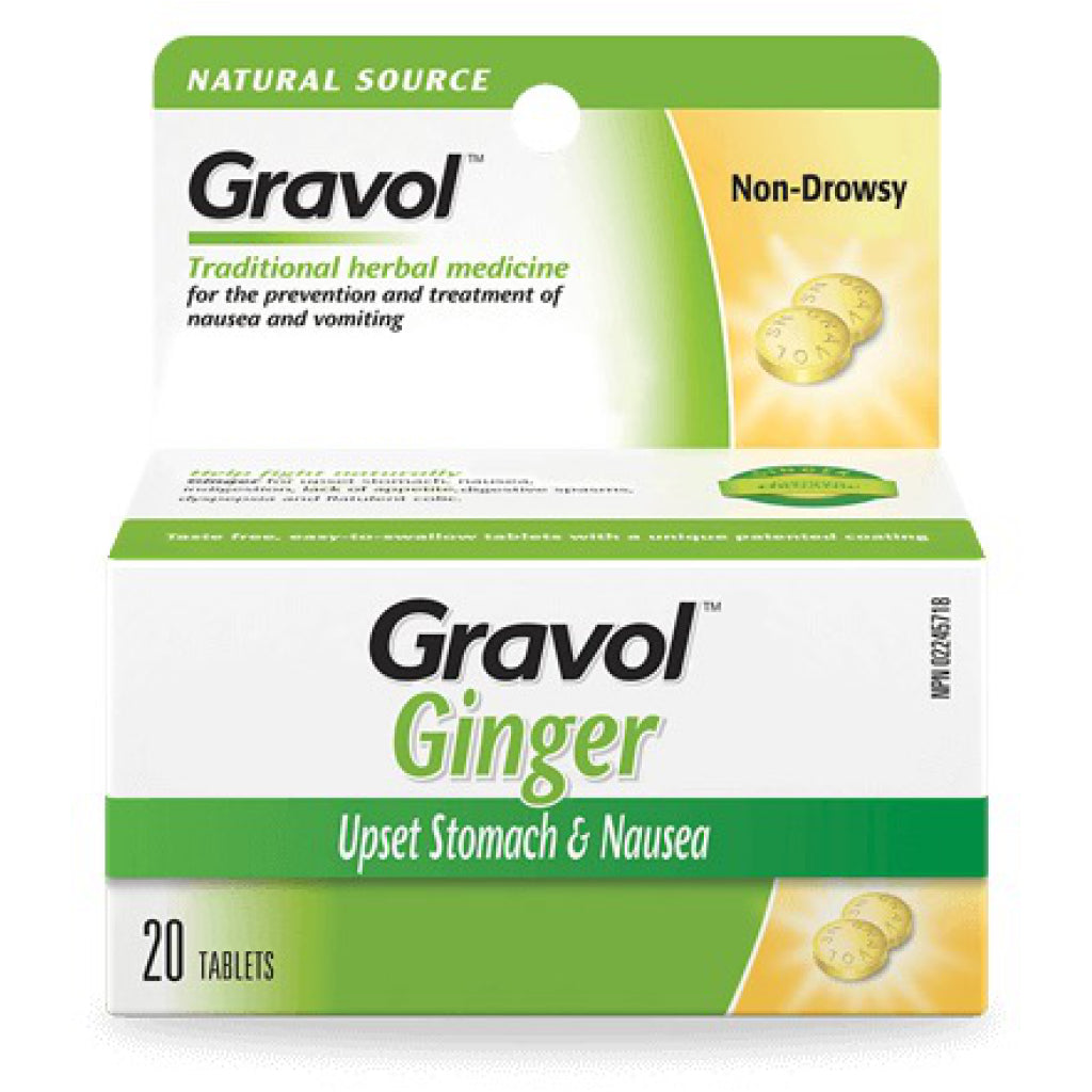 Gravol Natural ND Tabs 20's – Aiton Drug Co