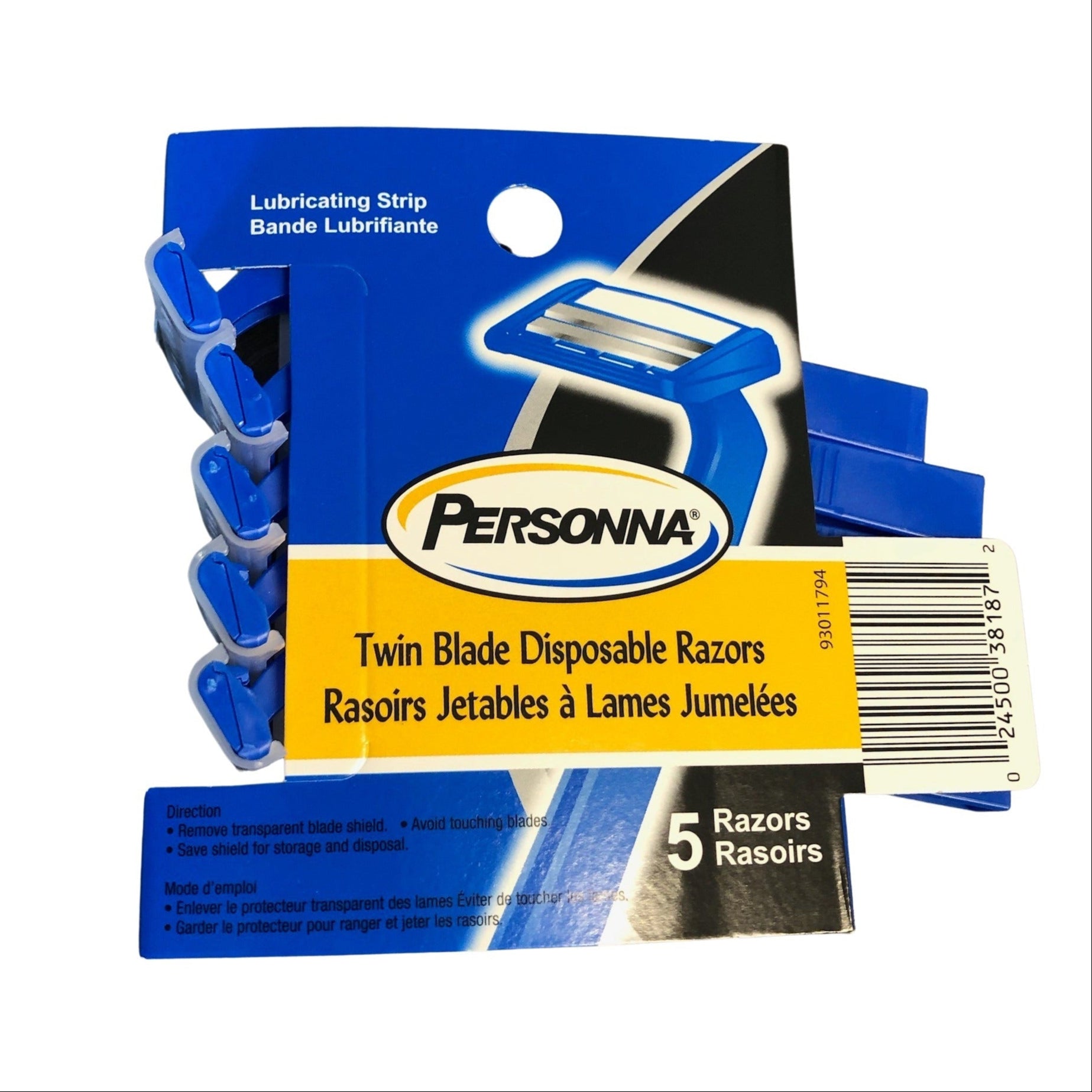 Personna Twin Blade Razor 5's – Aiton Drug Co