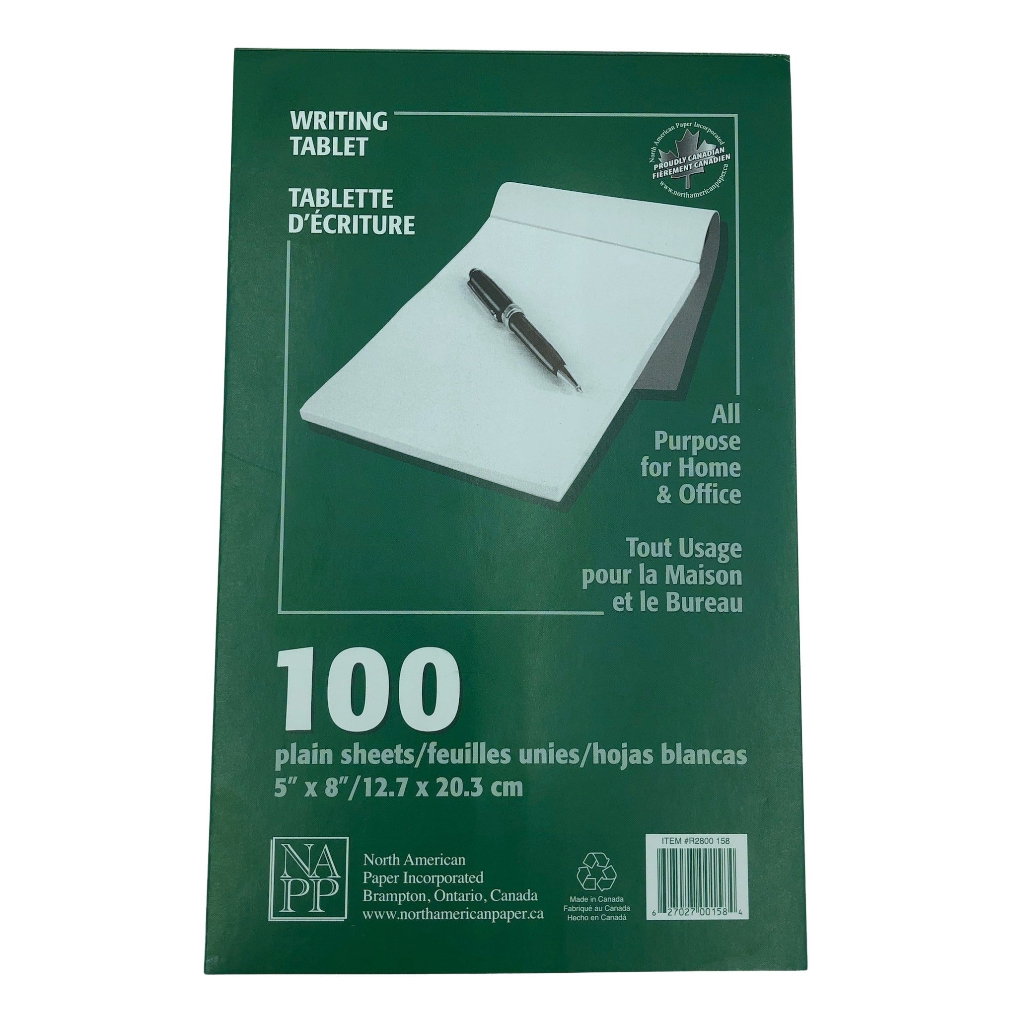 Plain Writing Pad 5x8 100sheet – Aiton Drug Co