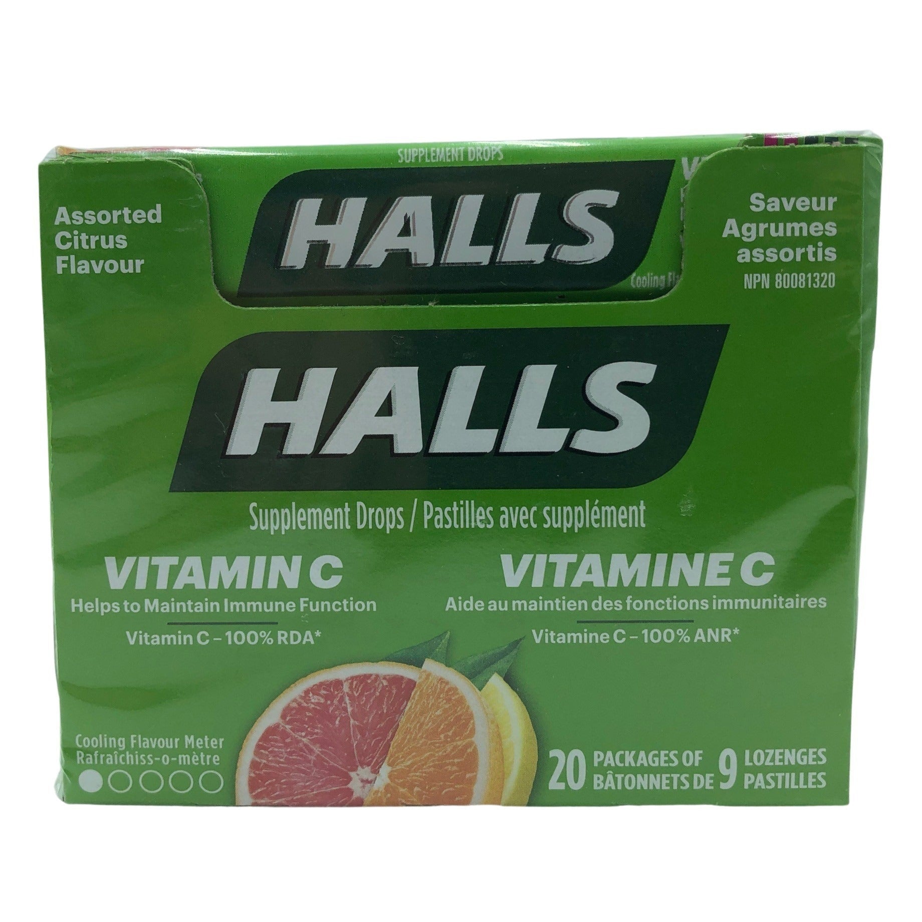 Halls Vitamin C Citrus 20's – Aiton Drug Co